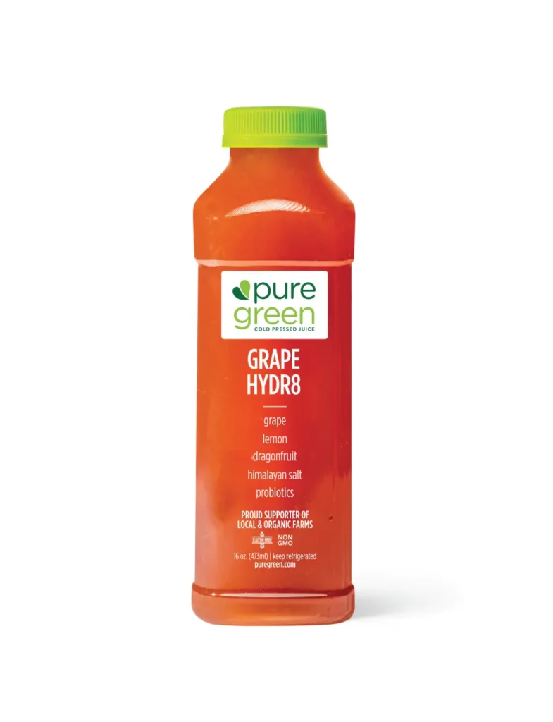 Grape Hydr8 Cold Pressed Juice | Pure Green Franchise